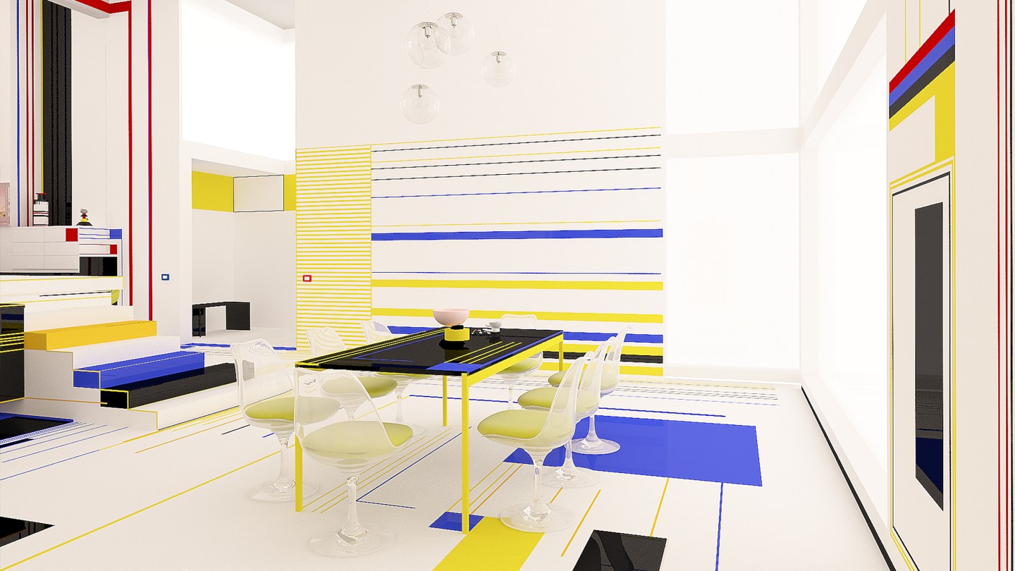 Beautiful Mondrian Inspired Buildings+Interiors – Beautiful Musings